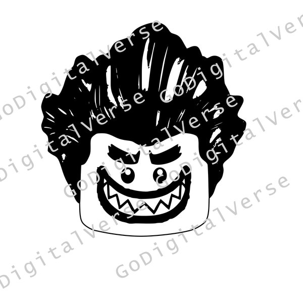 Brick Head Svg - Etsy