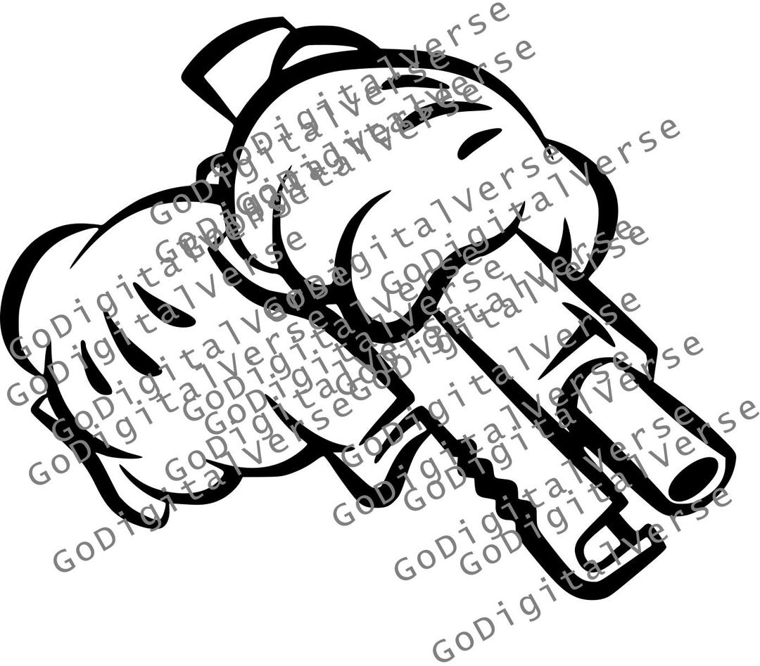 Mouse Gun- SVG, PNG, and PDF - Etsy