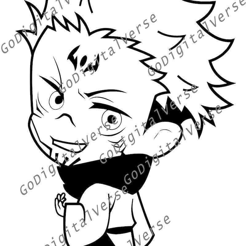 Jujutsu Kaisen Sukuna Png - Etsy