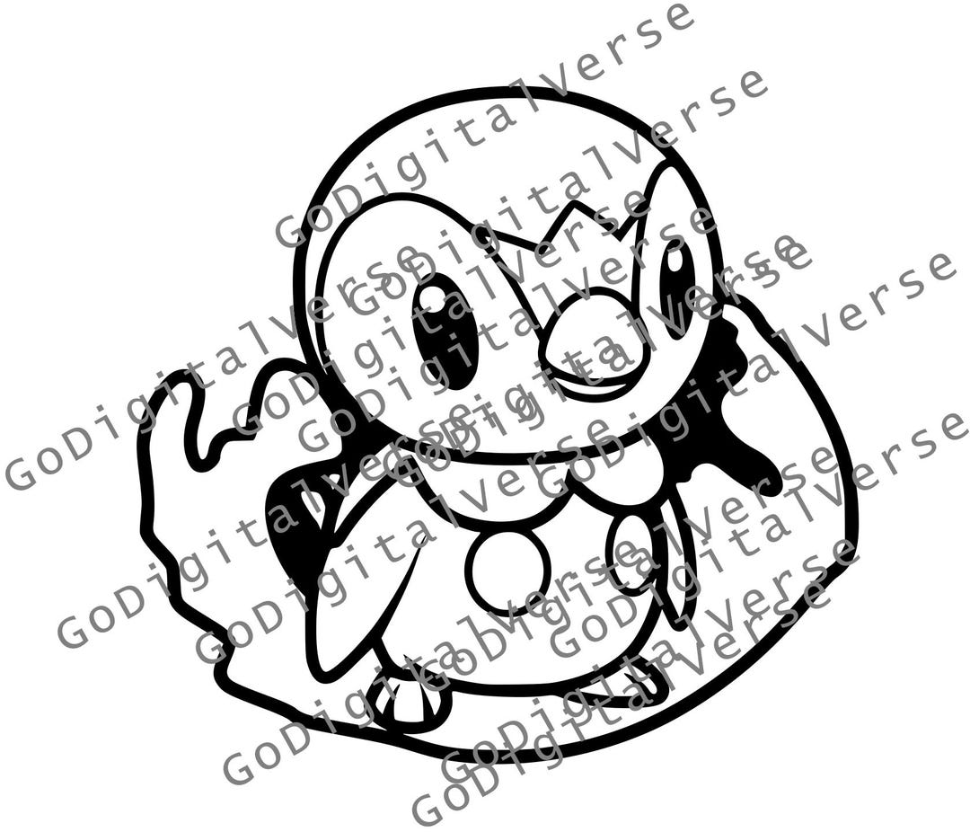 Poke Character - SVG, PNG, and PDF - Etsy