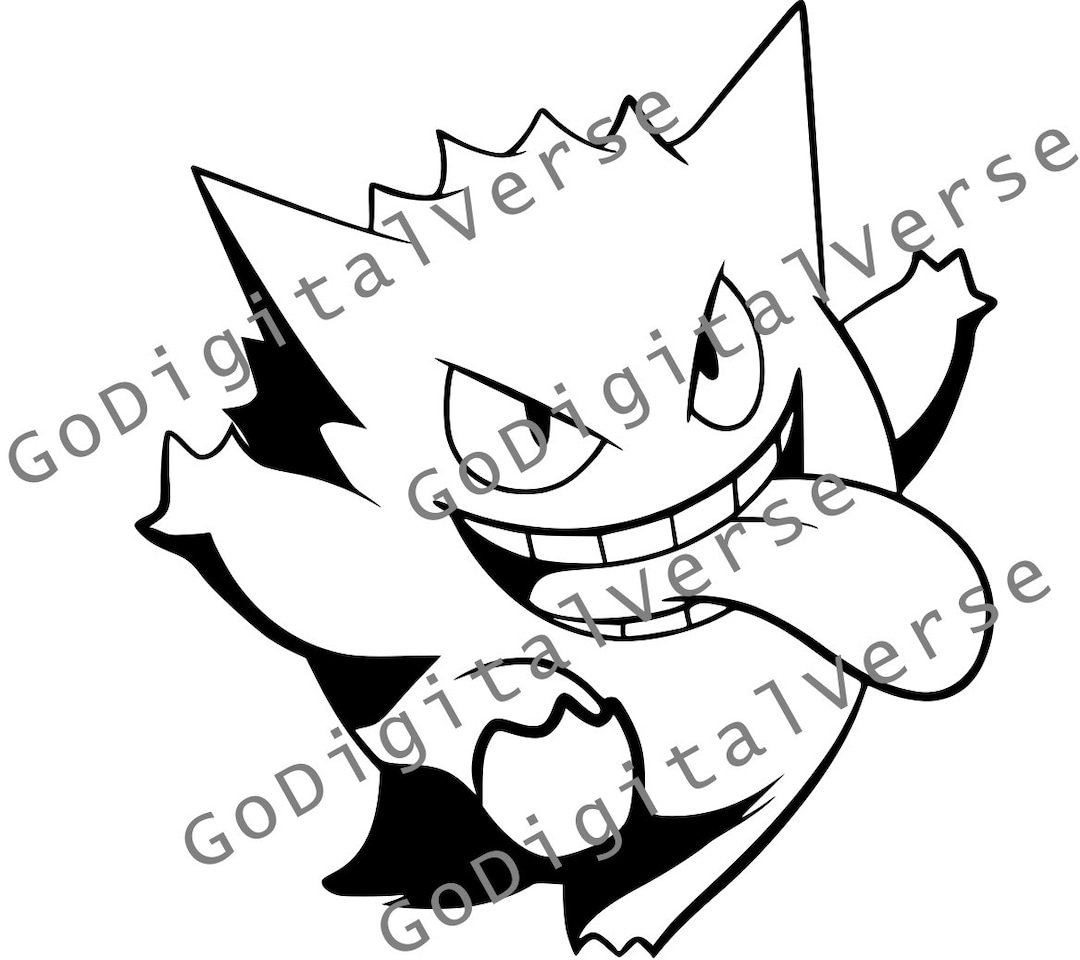 Poke Character - SVG, PNG, and PDF - Etsy