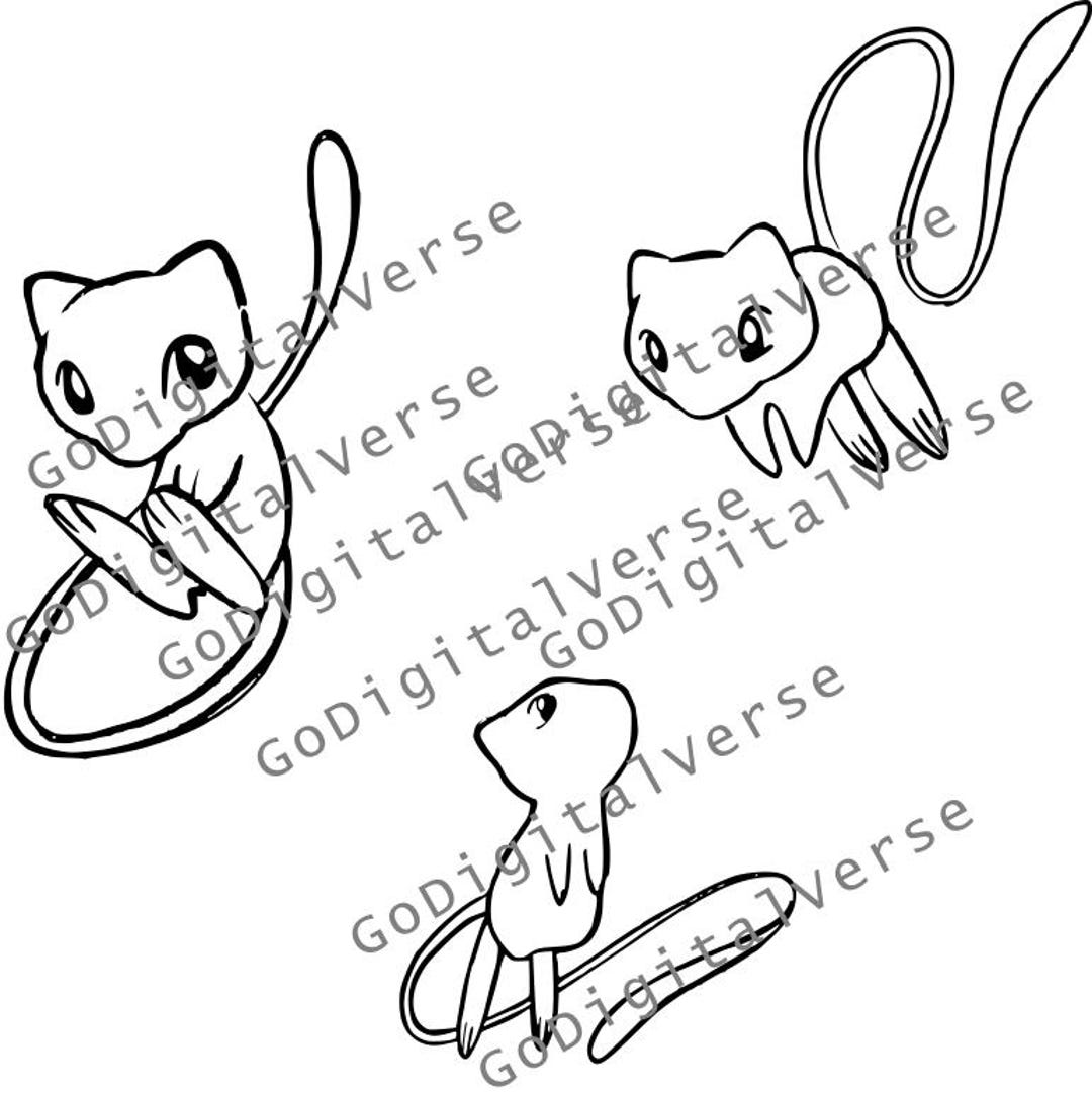 Poke Character - SVG, PNG, and PDF - Etsy