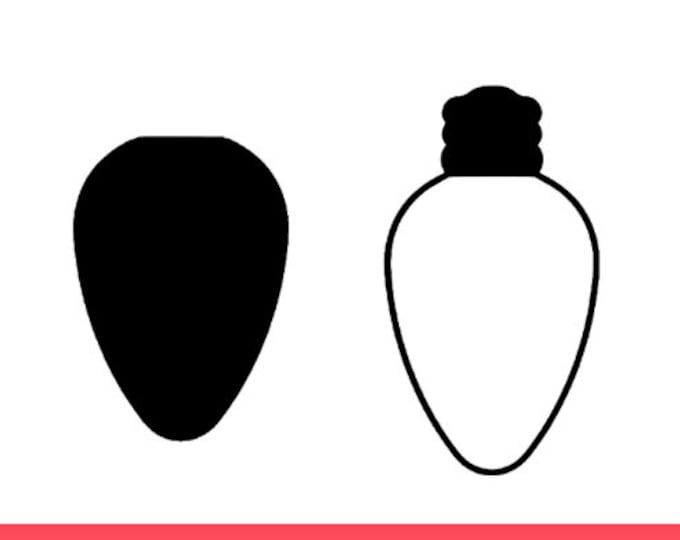 Christmas Bulb SVG, Christmas Light Svg Bundle, Christmas Bulbs Svg ...