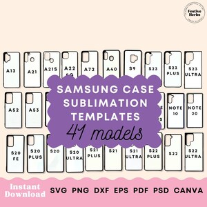 Phone Case Template BUNDLE, Samsung Template, Samsung Sublimation Template, Samsung Phone Case ...