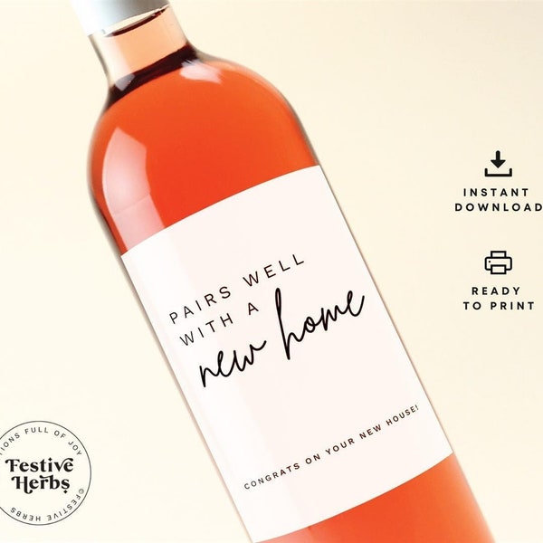 Realtor Wine Label - Etsy