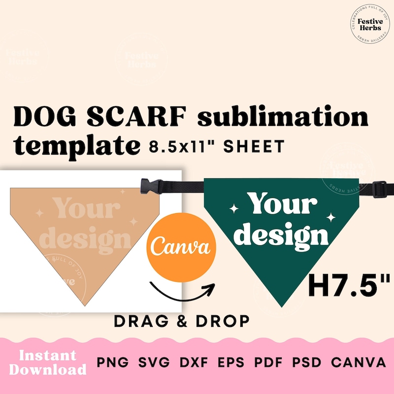 Custom Sublimation Scarf - Etsy