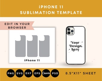 Iphone 11 Template - Etsy