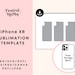 IPhone XR Template, Phone Case Template for Sublimation, iPhone XR Sublimation Template, Phone ...