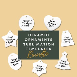 Ceramic Ornaments Template for Sublimation, Round Ornament SVG ...