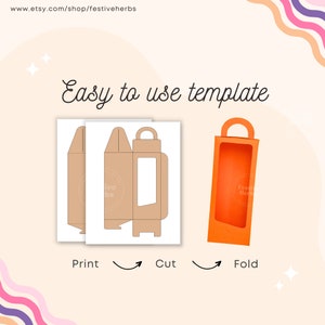 Tall Box Wide Template, Tall Box Svg, Treat Box Templet for Kids ...