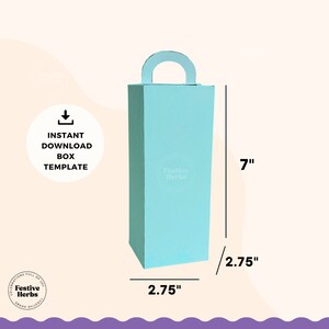 Tall Box Wide Template, Tall Box Svg, Treat Box Templet for Kids ...