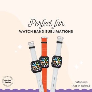 Watch Band Svg, Iwatch Band Template, Watch Strap SVG, Watch Strap ...