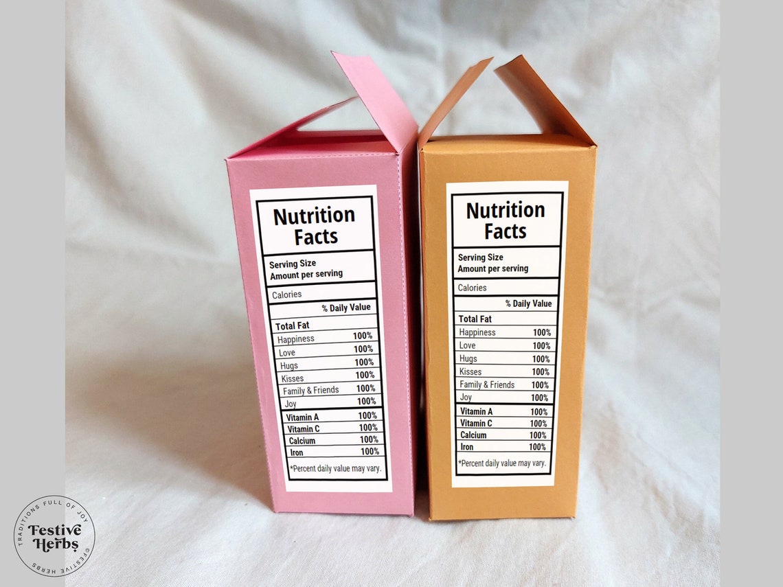 Cereal Box SVG Cereal Box Template Cereal Box Valentine | Etsy