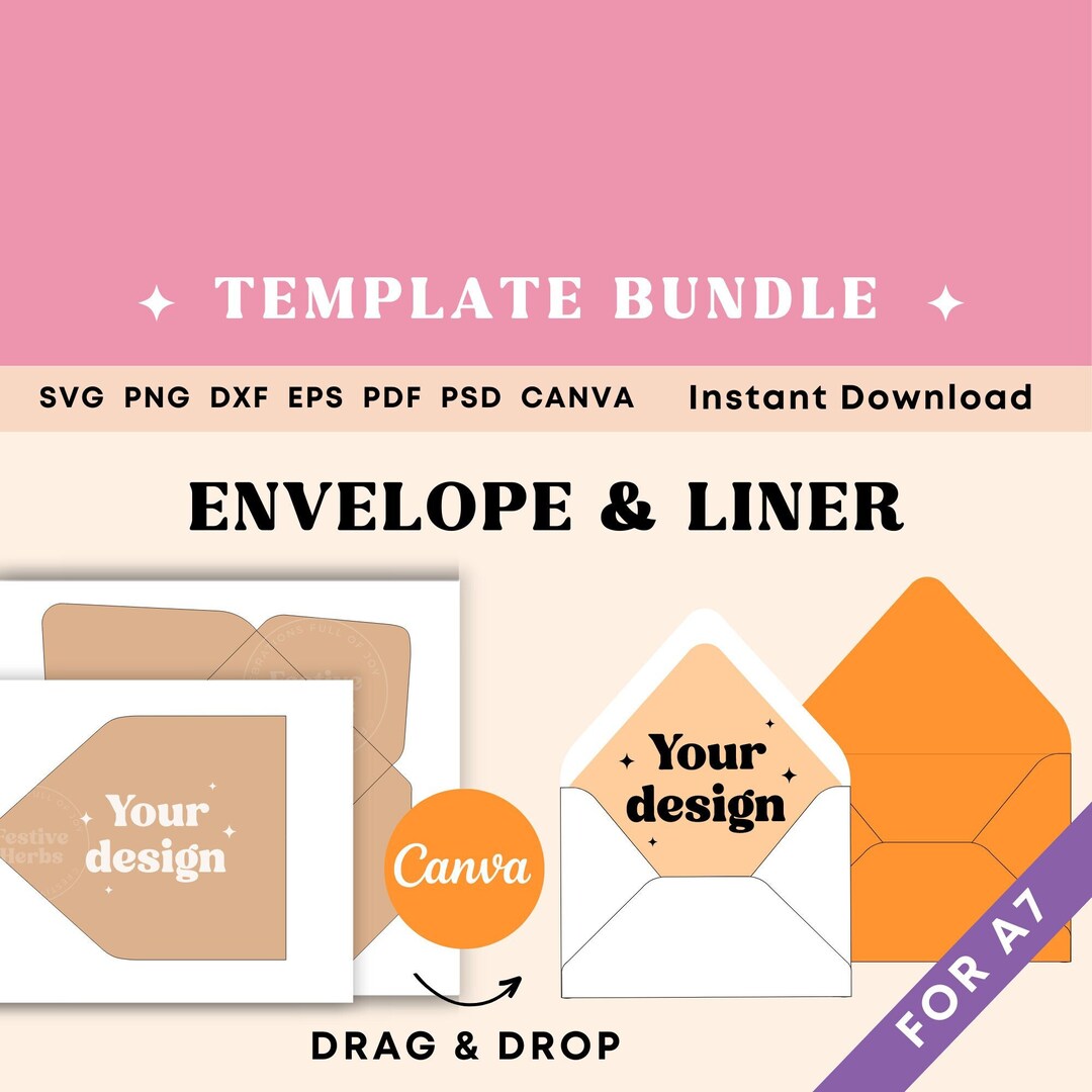 Envelope Liner Template, Wedding Envelope Template, Envelope Liner 5x7 ...