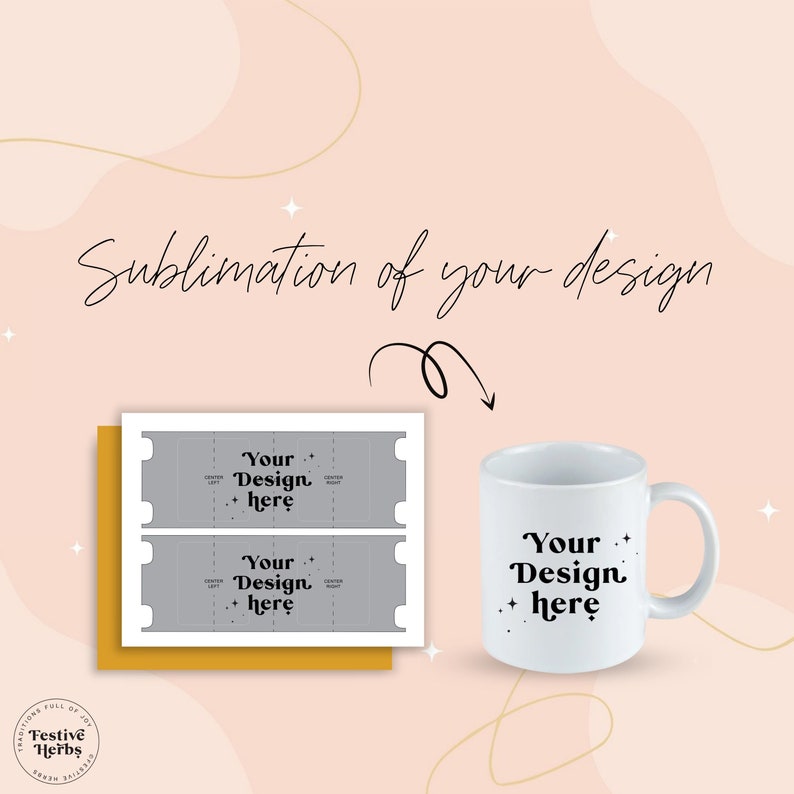 11 Oz Mug Sublimation Template Sublimation Templates for - Etsy