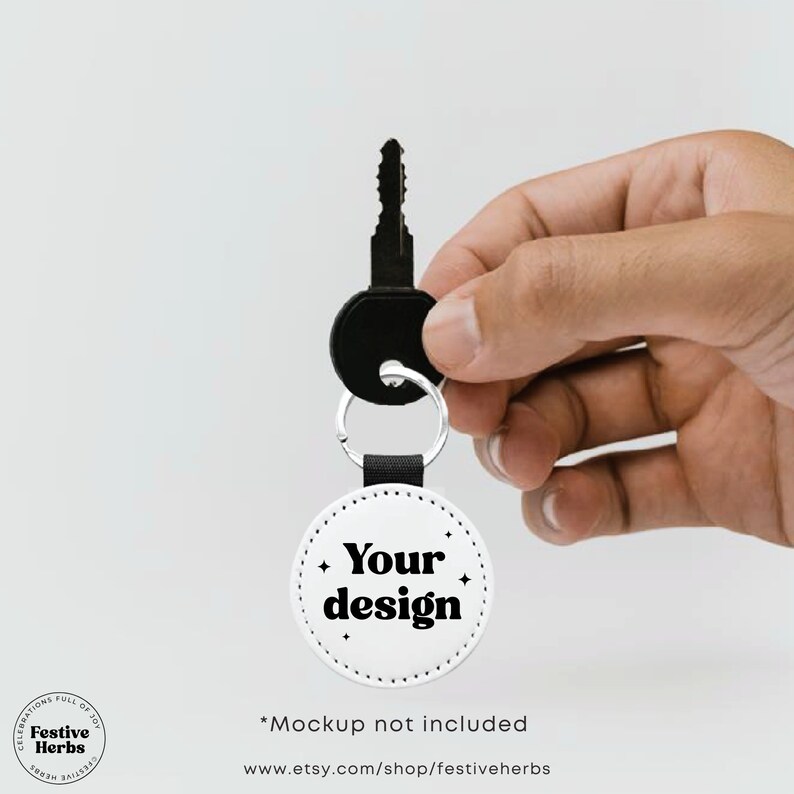 Circle Keychain Template, 2 Inch Keychain Sublimation Template ...