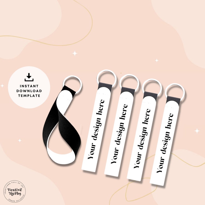 Wristlet Svg, Wristlet Keychain Svg, Wristlet Keychain Template ...