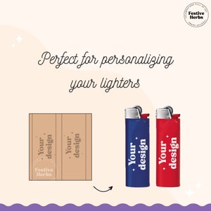 Lighters Template, Lighter Wrapper Template, Lighter Label Template ...