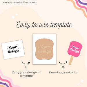 Church Fan Template Canva, Church Fan SVG, Paddle Fan Template, Paddle ...