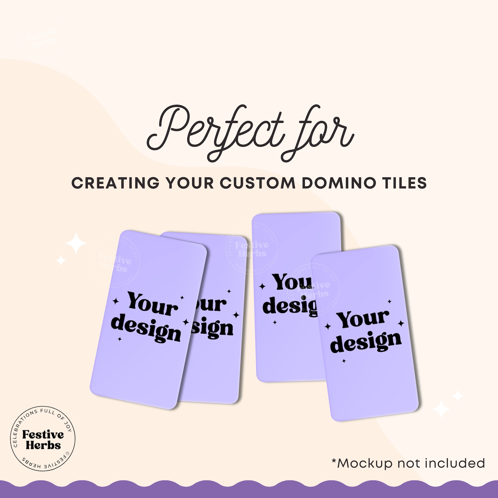 Domino Template, Domino Tile SVG Template for Cricut, Canva Template ...