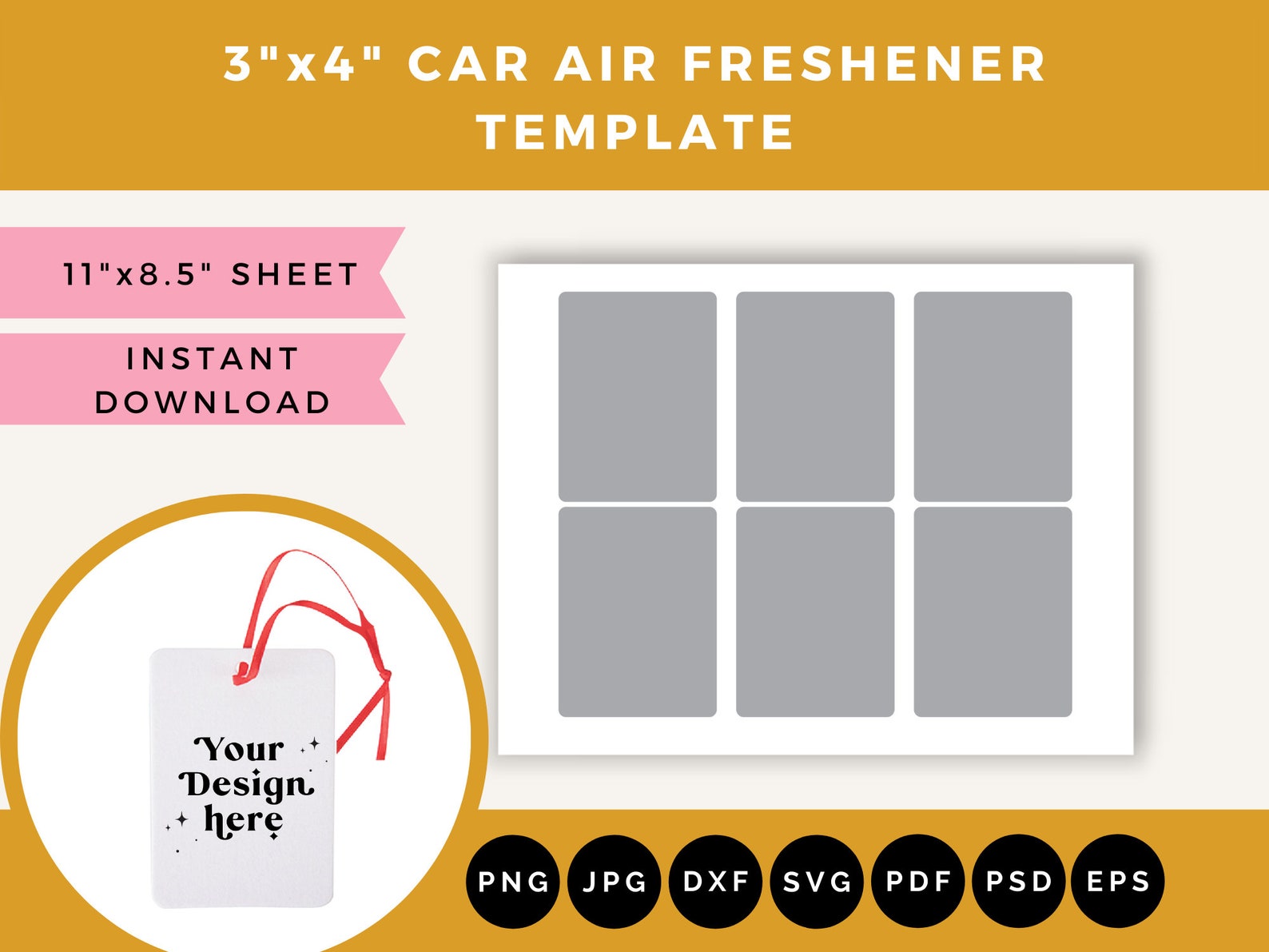Air Freshener Sublimation, 3