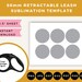 Dog Leash Holder Svg, Retractable Leash Template, Dog Leash Sign Svg ...