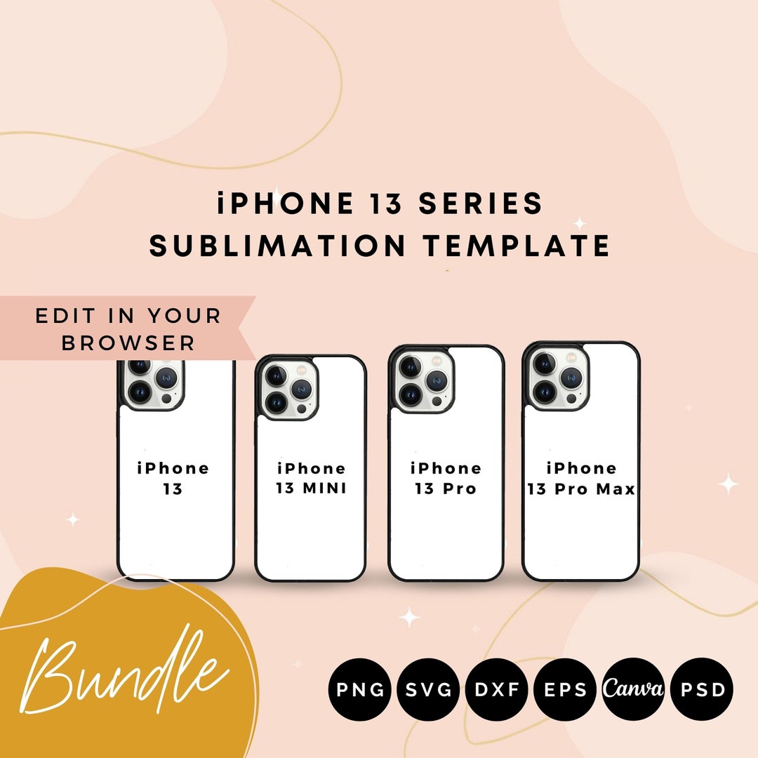 Phone Case 13 Pro Max Template Bundle, Phone Case Template for Sublimation, iPhone 13 Pro Max ...