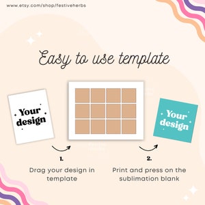 Square Template 2.25 Inch, Square Sticker Template, Square Label ...