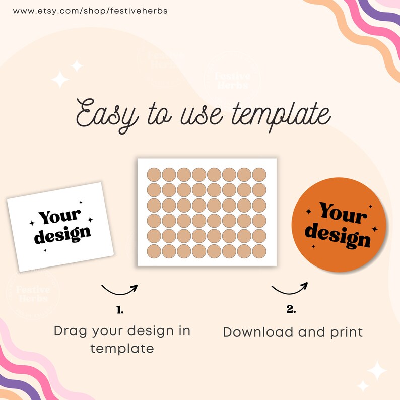 30mm Circle Template, Circle SVG, Circle Label Template, Sticker ...