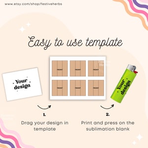 Lighter Label Template, Lighter Wrapper Template, Lighters Template ...