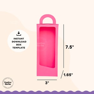Tall Box Template, Tall Box Svg Treat Box Template for Kids Birthday ...