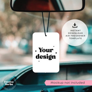 Car Air Freshener Sublimation Template Canva, Air Freshener Template ...
