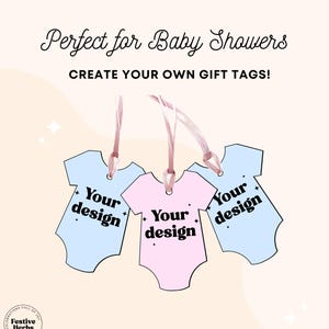 Baby Gift Tag SVG, Gift Tag Template Baby Shower Gift Tags Printable ...