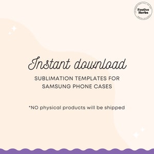 Phone Case Template BUNDLE, Samsung Template, Samsung Sublimation ...