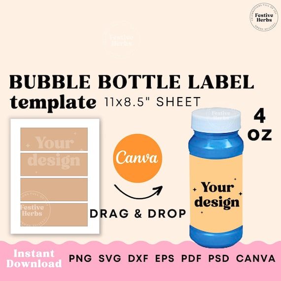 Personalized Bubble Template