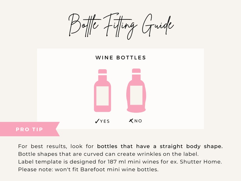Mini Wine Bottle Label Template Mini Wine Bottle Labels Svg | Etsy