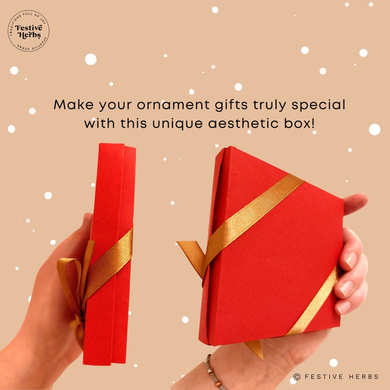 Ornament Box SVG Ornament Box Template Ceramic Ornament Gift - Etsy