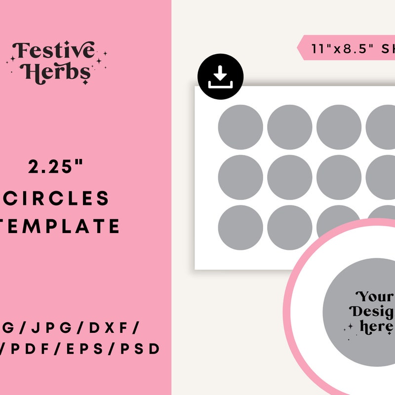 Circle Labels - Etsy