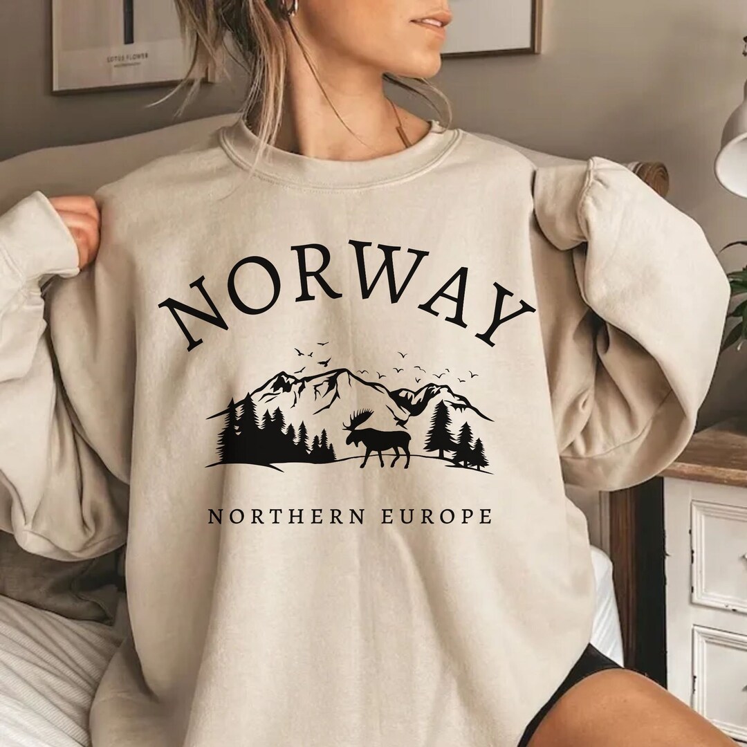 Norway Sweatshirt, Norway Oslo Crewneck, Norwegian Shirt, Northern ...