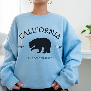 California Sweatshirt, Vintage Cali Sweater, California Crewneck ...
