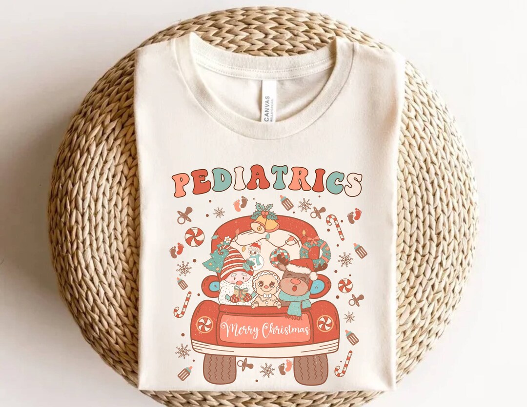 Pediatrics Christmas Shirt, Peds Nurse Shirt, Pediatric Nurse Tshirt ...