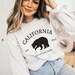 California Sweatshirt, Vintage Cali Sweater, California Crewneck ...