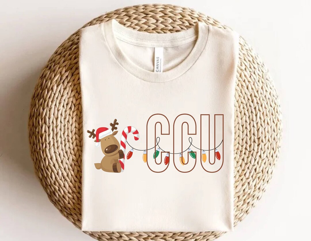 CCU Nurse Christmas Shirt, Holiday Critical Care Unit Nurse Shirt ...