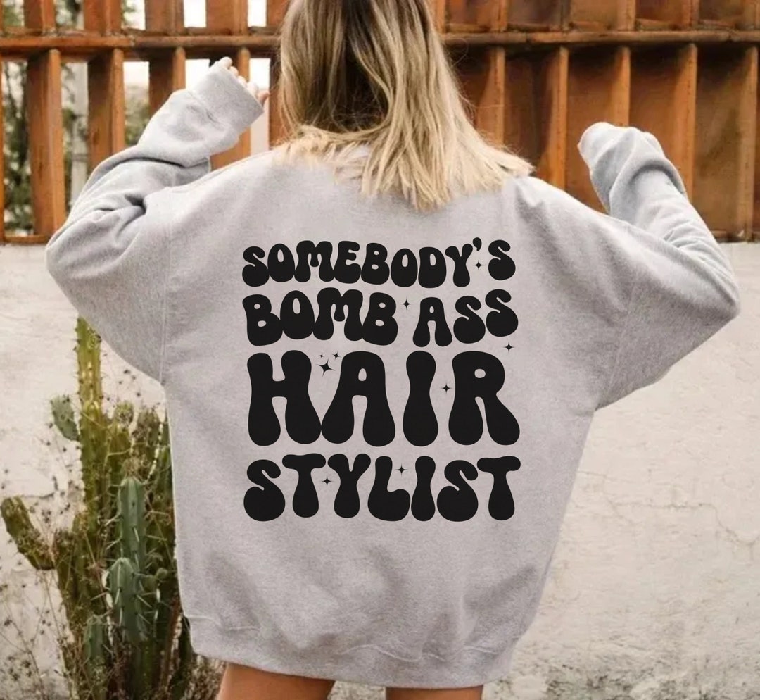 Retro Hair Stylist Crewneck, Hair Stylist Sweater for Hairdresser ...