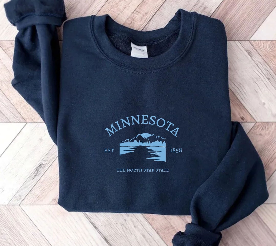 Minnesota Sweatshirt, MN State Crewneck, Minnesota Sweater, Minnesota ...