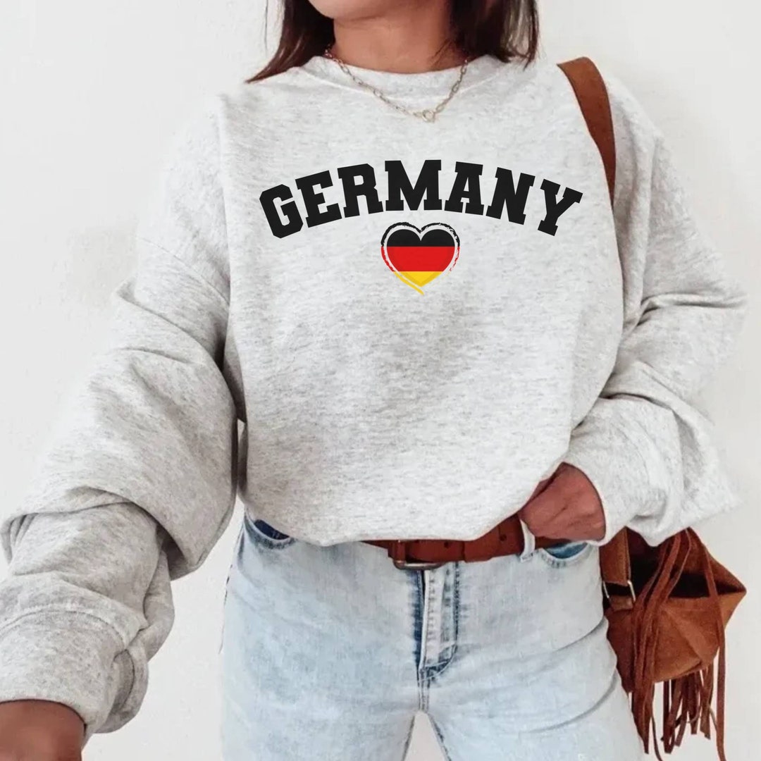 Germany Sweatshirt, Germany Deutschland Crewneck, Germany Shirt, Girls ...