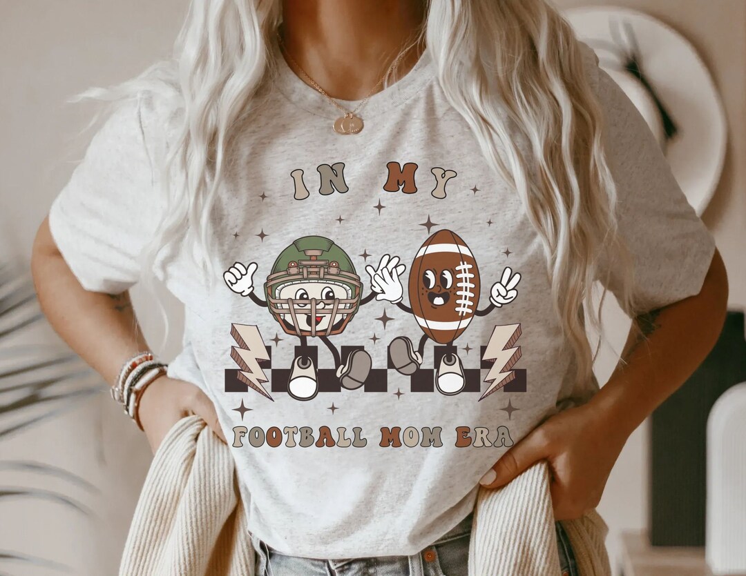 Football Mom Shirt, Retro Football Mama T-shirt, Funny Football Mom Tee ...