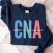 CNA Nurse Sweatshirt, Certified Nursing Assistant Crewneck, CNA Shirt ...