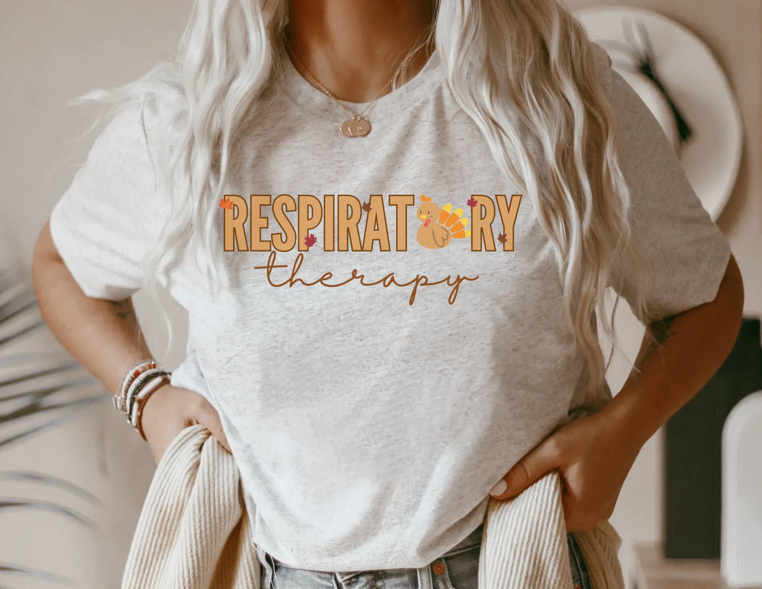 Respiratory Therapist Thanksgiving Shirt, Respiratory Therapy Shirt, RT ...
