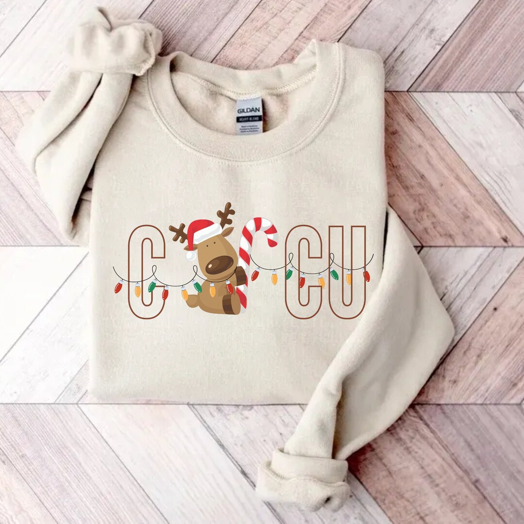 CICU Christmas Shirt, Holiday Christmas CICU Shirt Gift for Cardiac ICU ...